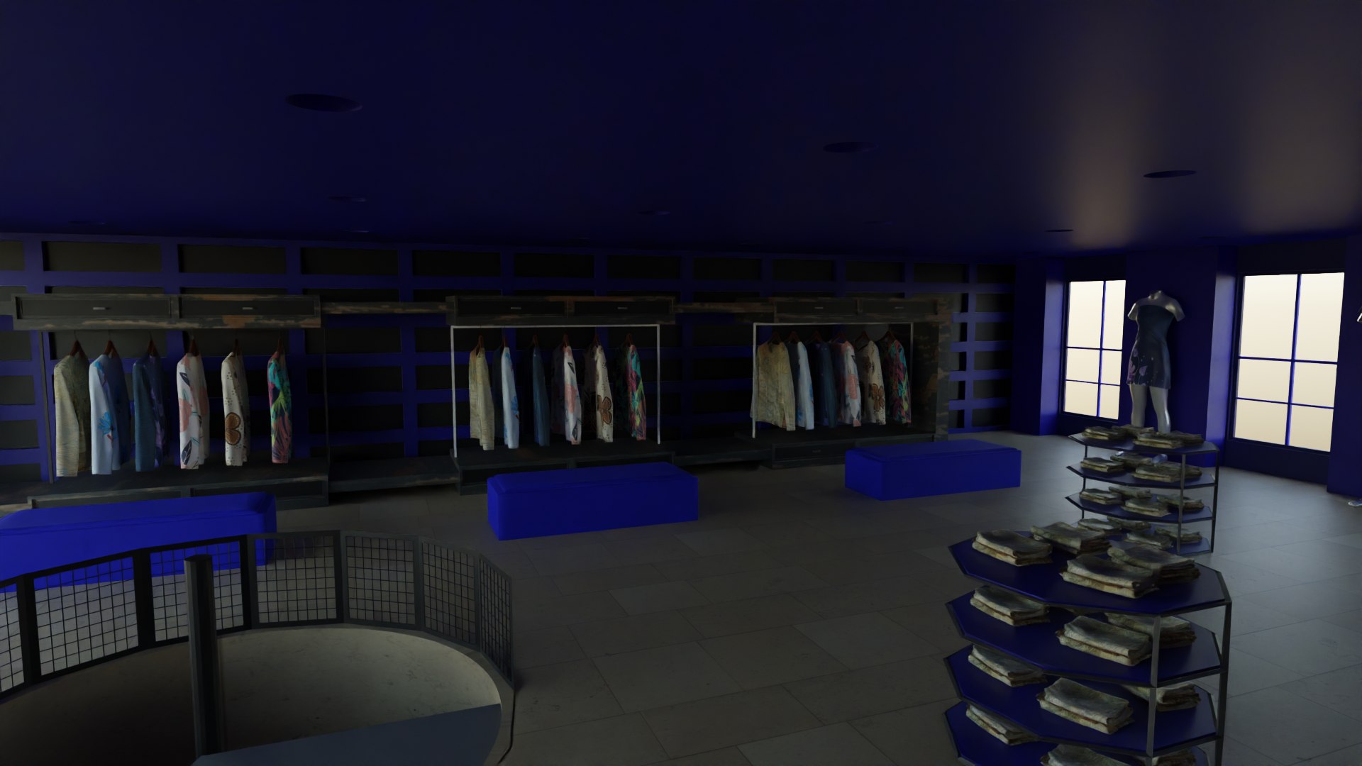 3D Clothing Store interior model - TurboSquid 2157400