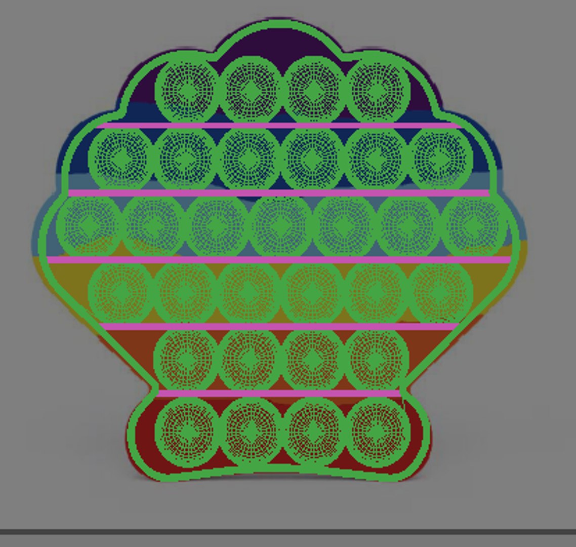 3D Model Shell Pop It Fidget Toys Set - TurboSquid 1779238