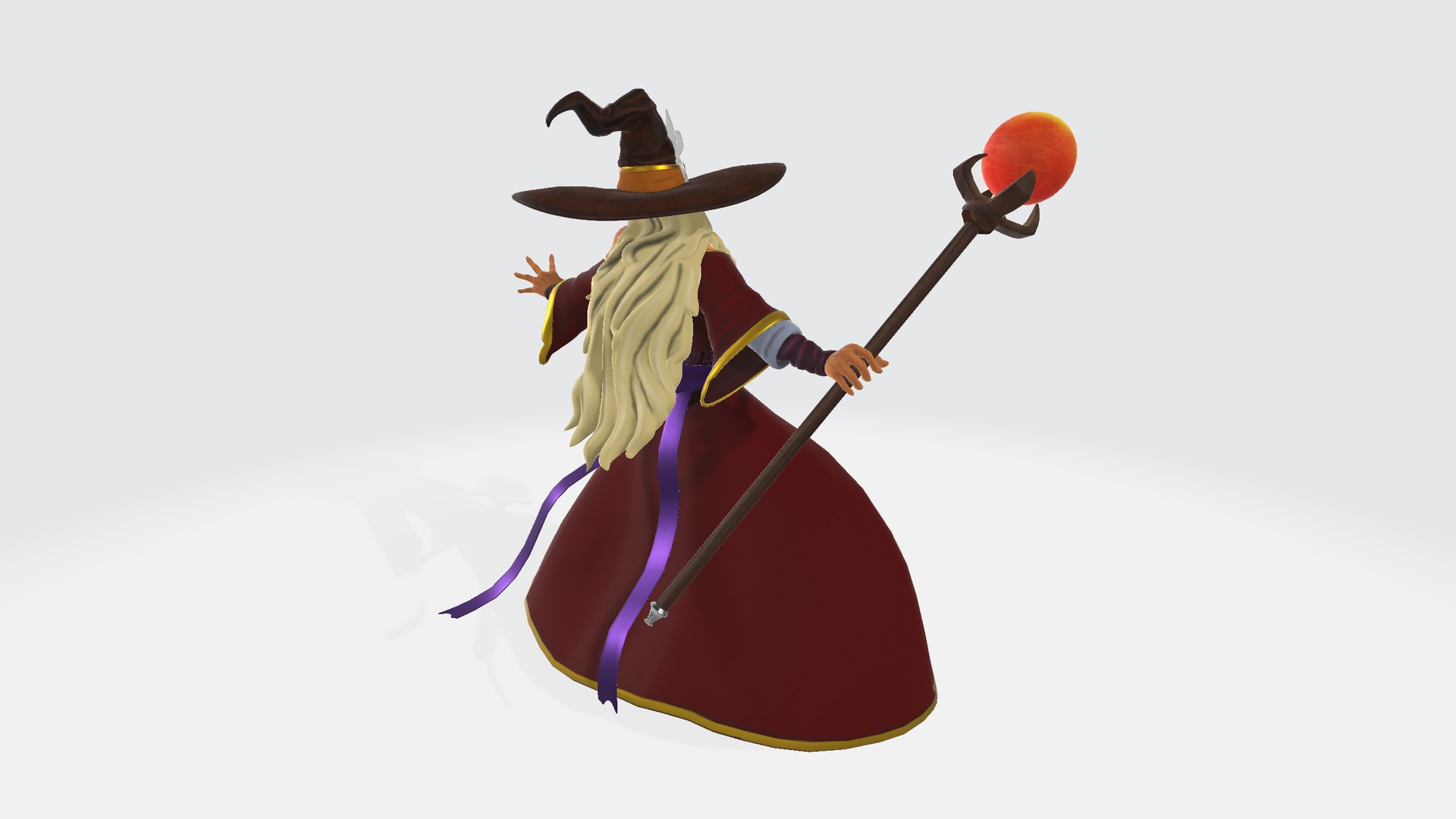3D Wizard Model - TurboSquid 2366786