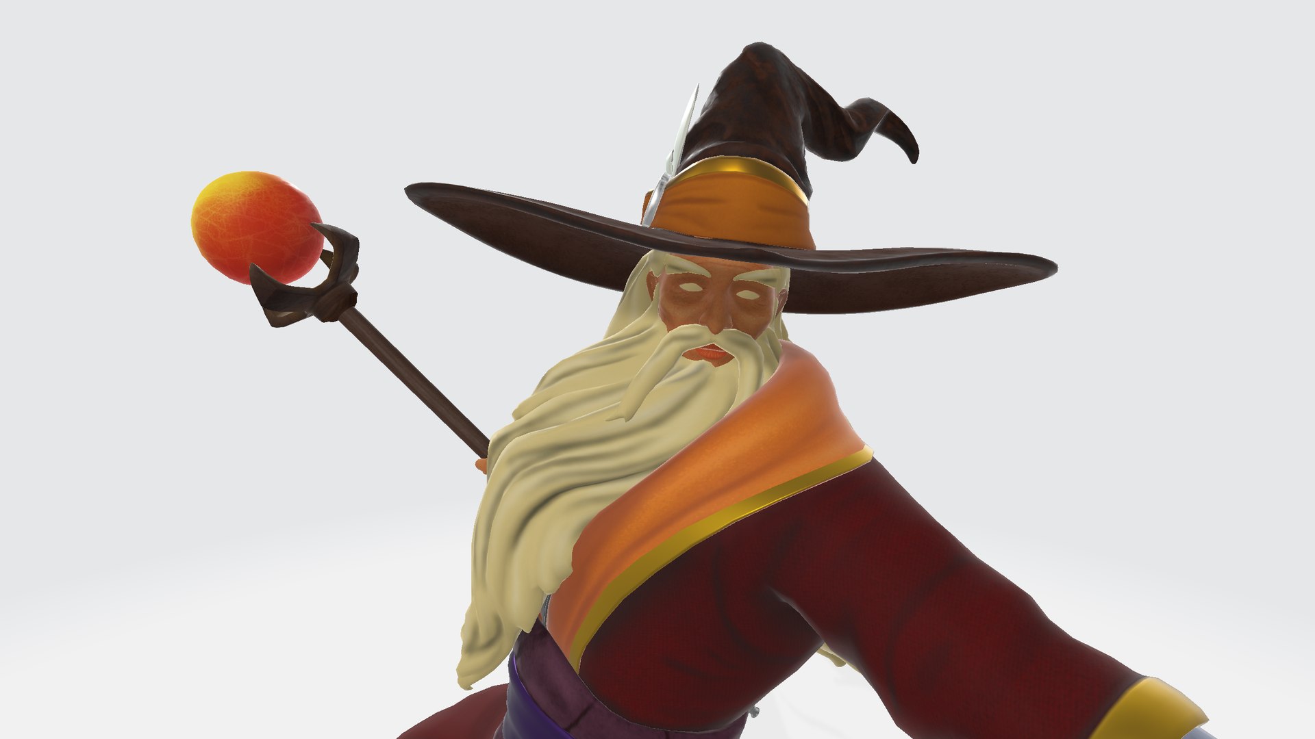 3D Wizard Model - TurboSquid 2366786