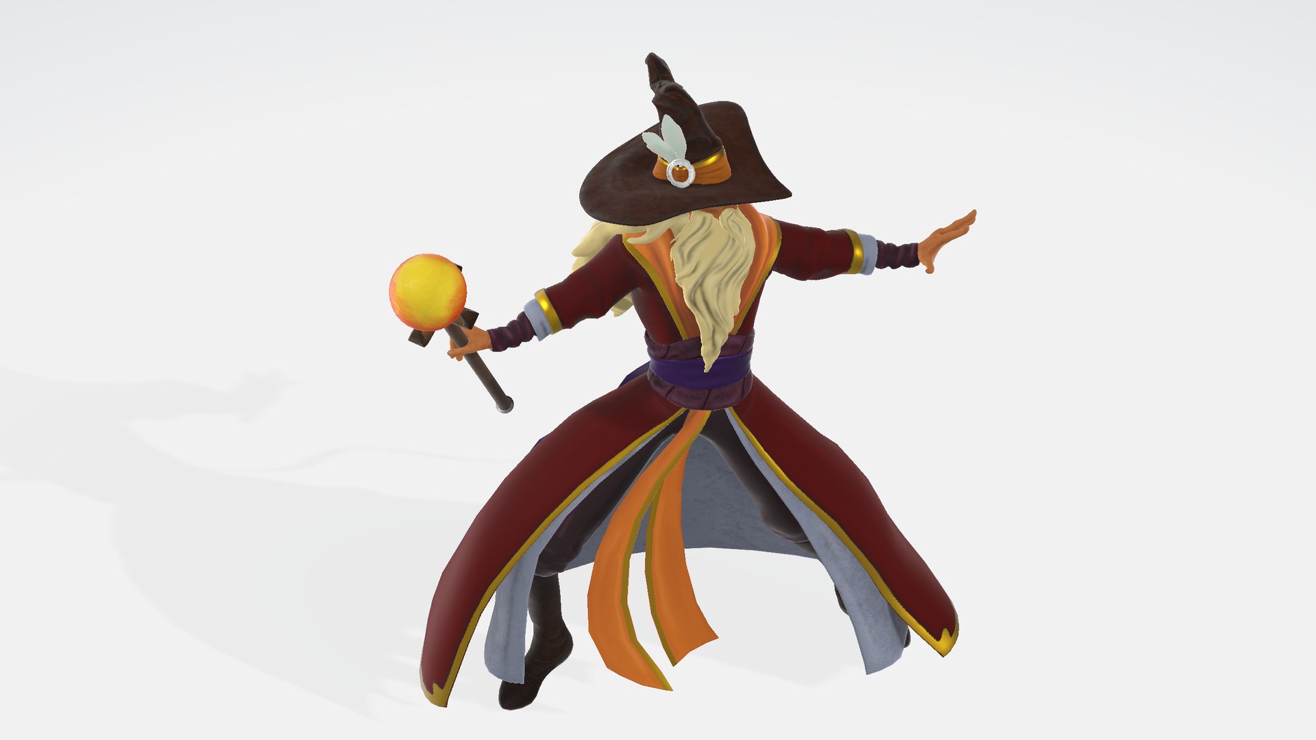 3D Wizard Model - TurboSquid 2366786