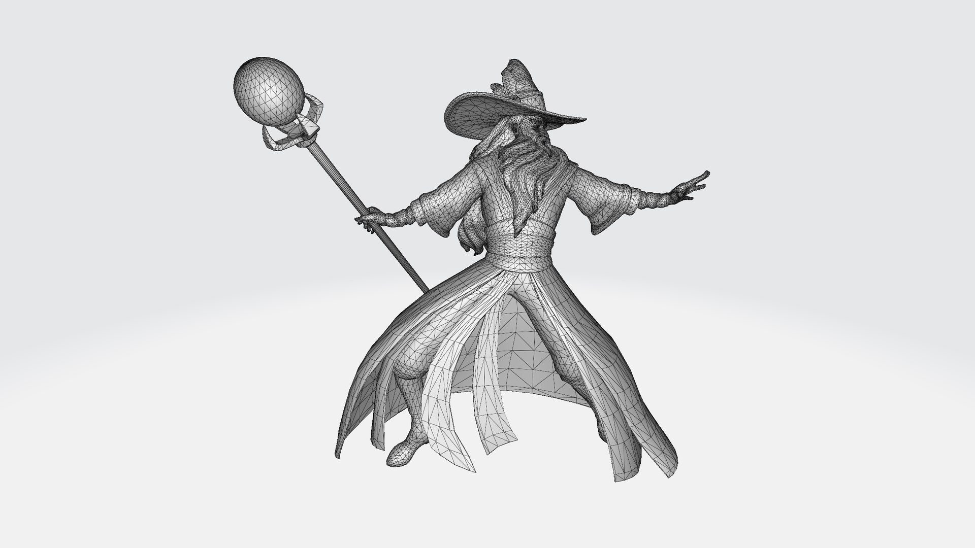 3D Wizard Model - TurboSquid 2366786