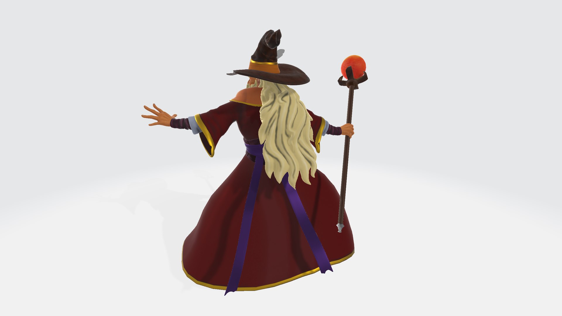 3D Wizard Model - TurboSquid 2366786