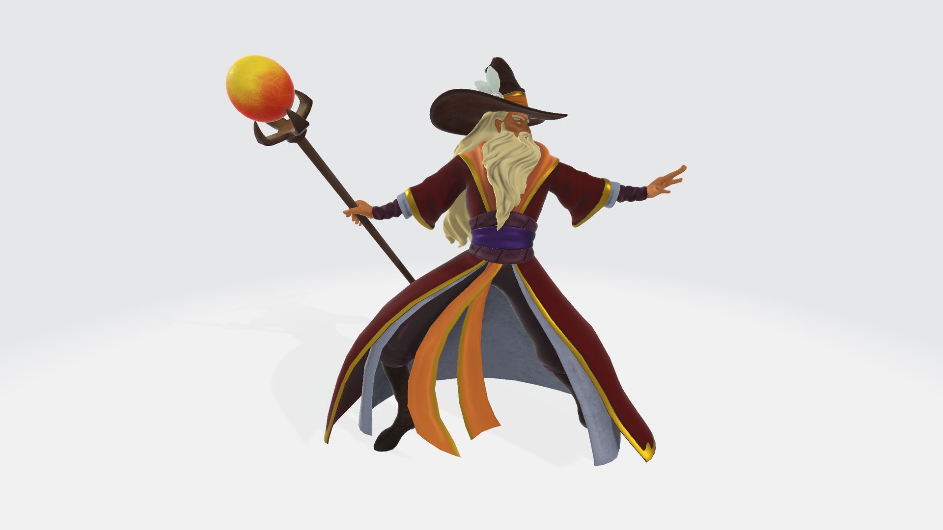 3D Wizard Model - TurboSquid 2366786