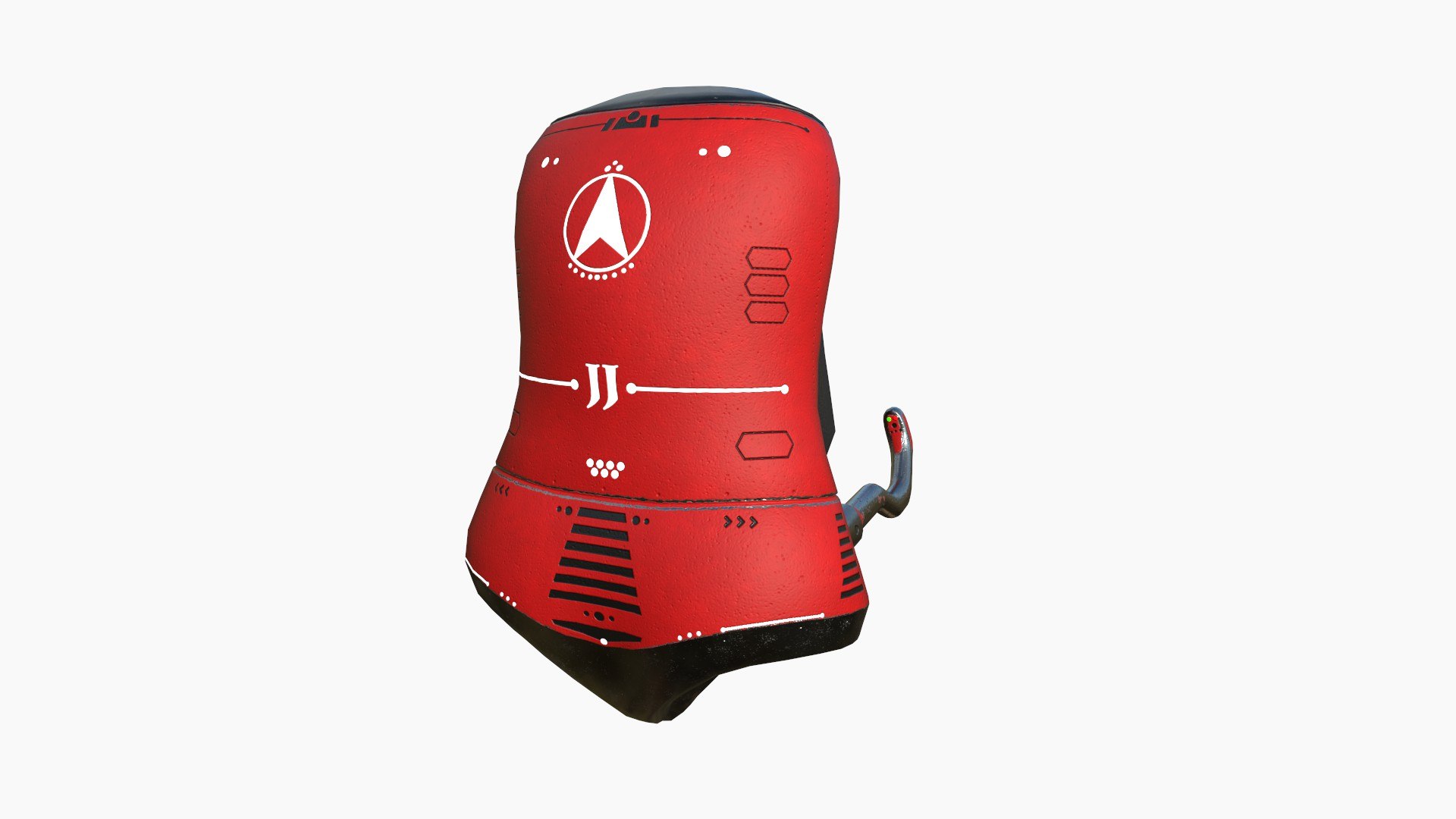 Jetpack J04 Red Black - SciFi Character Design Model - TurboSquid 1969769