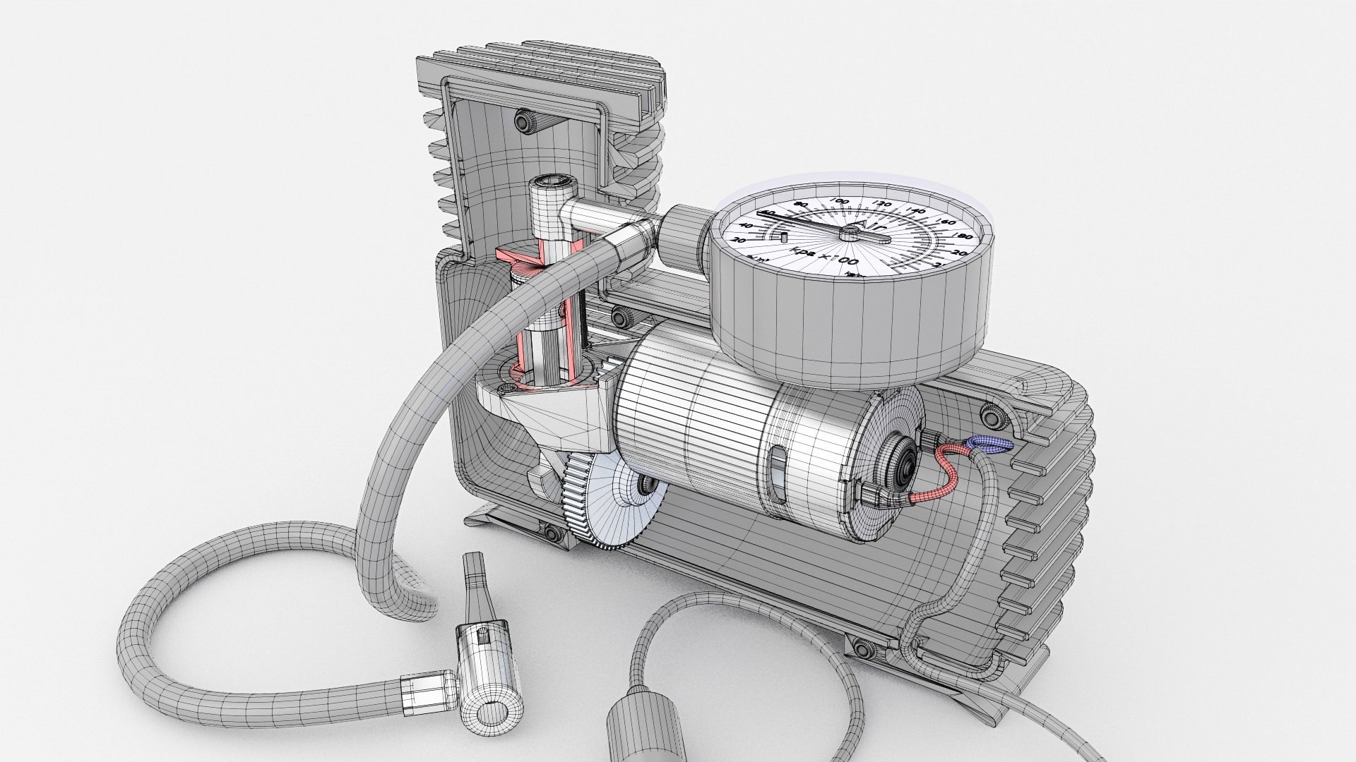 3D Air Car Compressor Model - TurboSquid 1529450