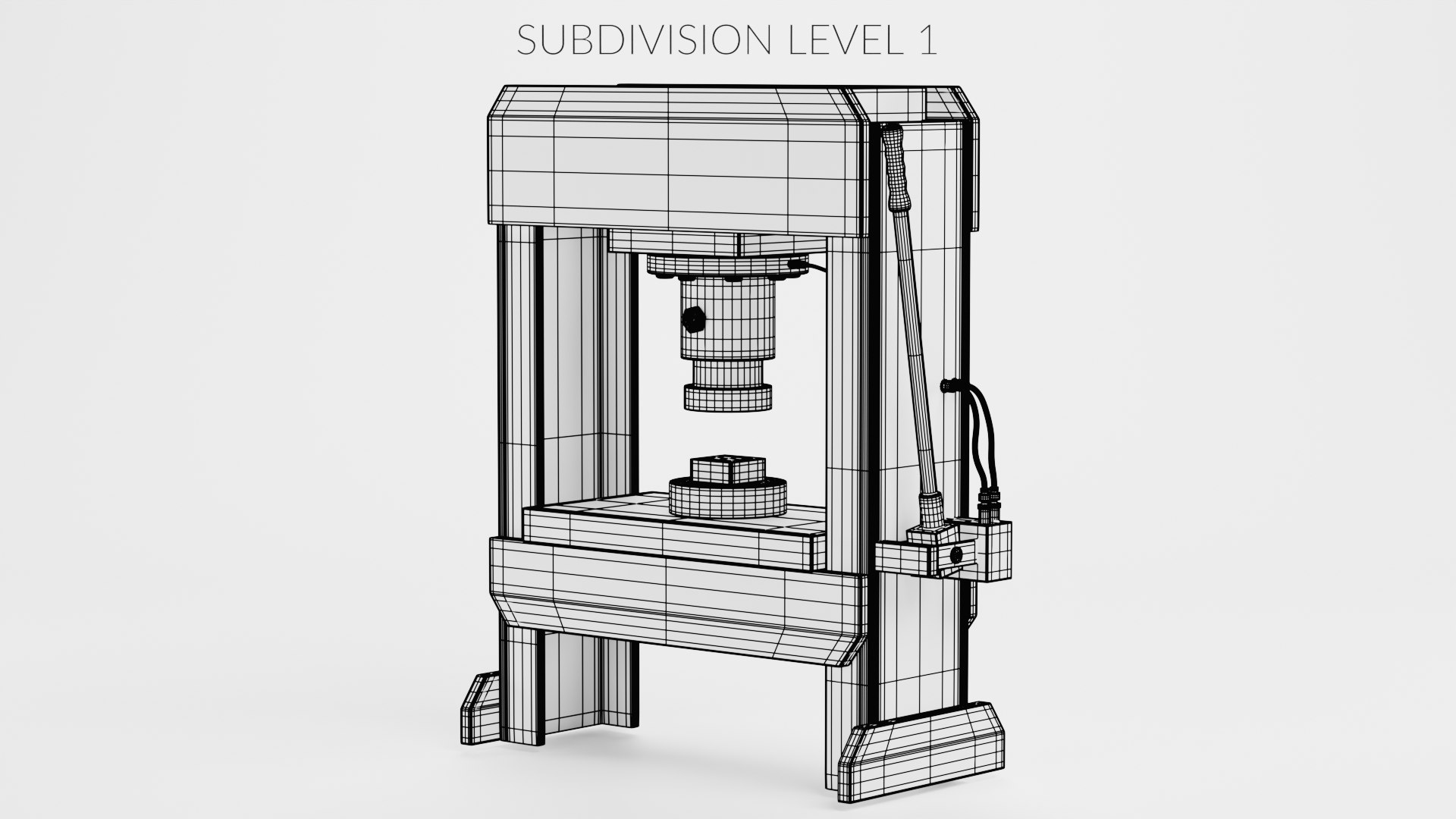 3D Hydraulic Press 2 Model - TurboSquid 2339947