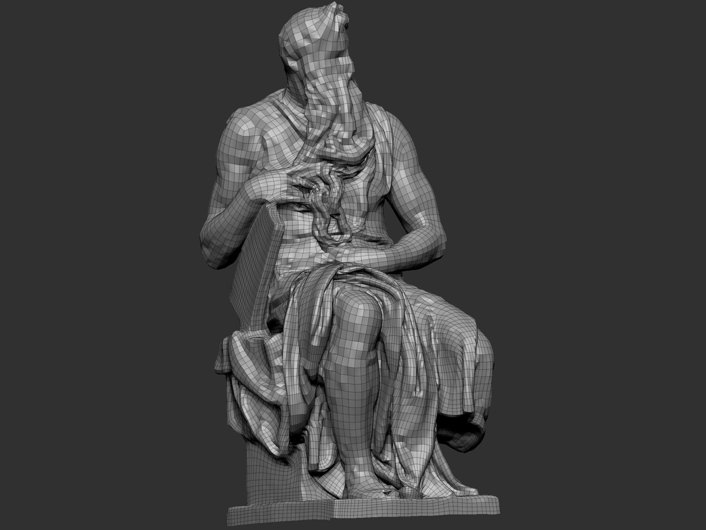 Zeus Ancient Statue 3D - TurboSquid 2243325