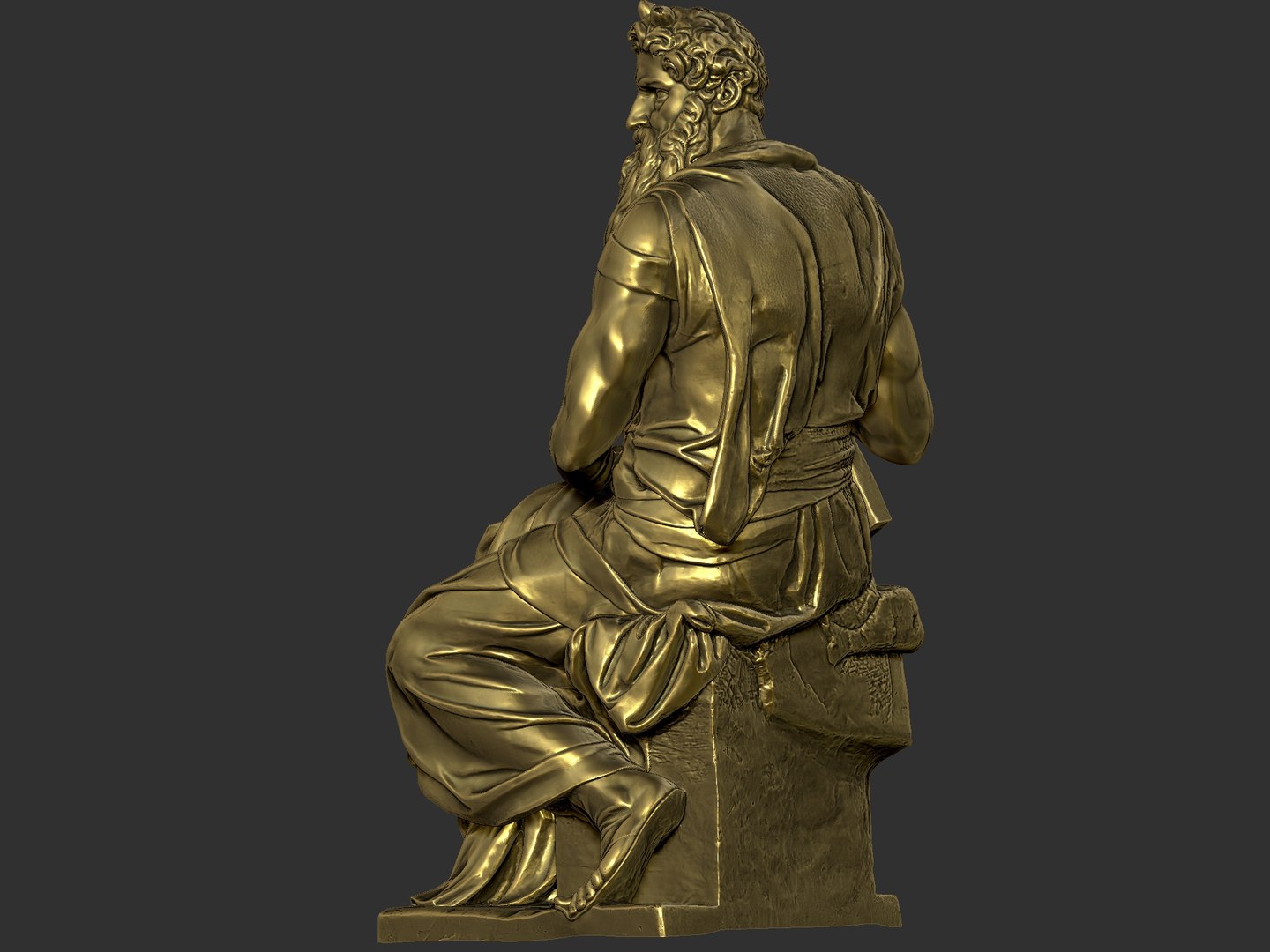 Zeus Ancient Statue 3D - TurboSquid 2243325