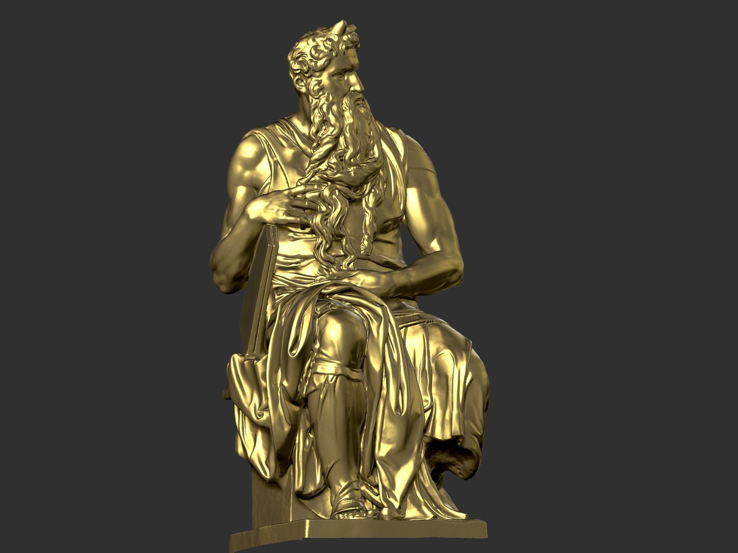 Zeus Ancient Statue 3D - TurboSquid 2243325