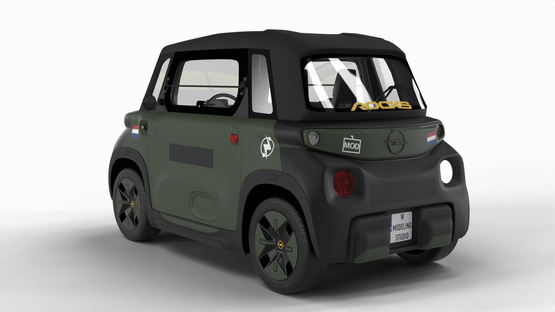 Opel Rock-e 2020 Dutch Army 3D Model - TurboSquid 2261646