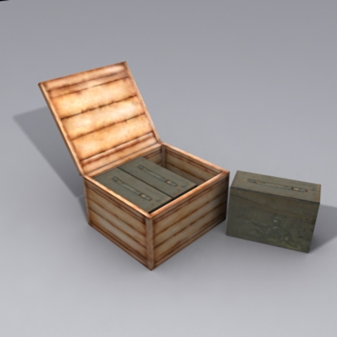 3d Ammo Crate Model