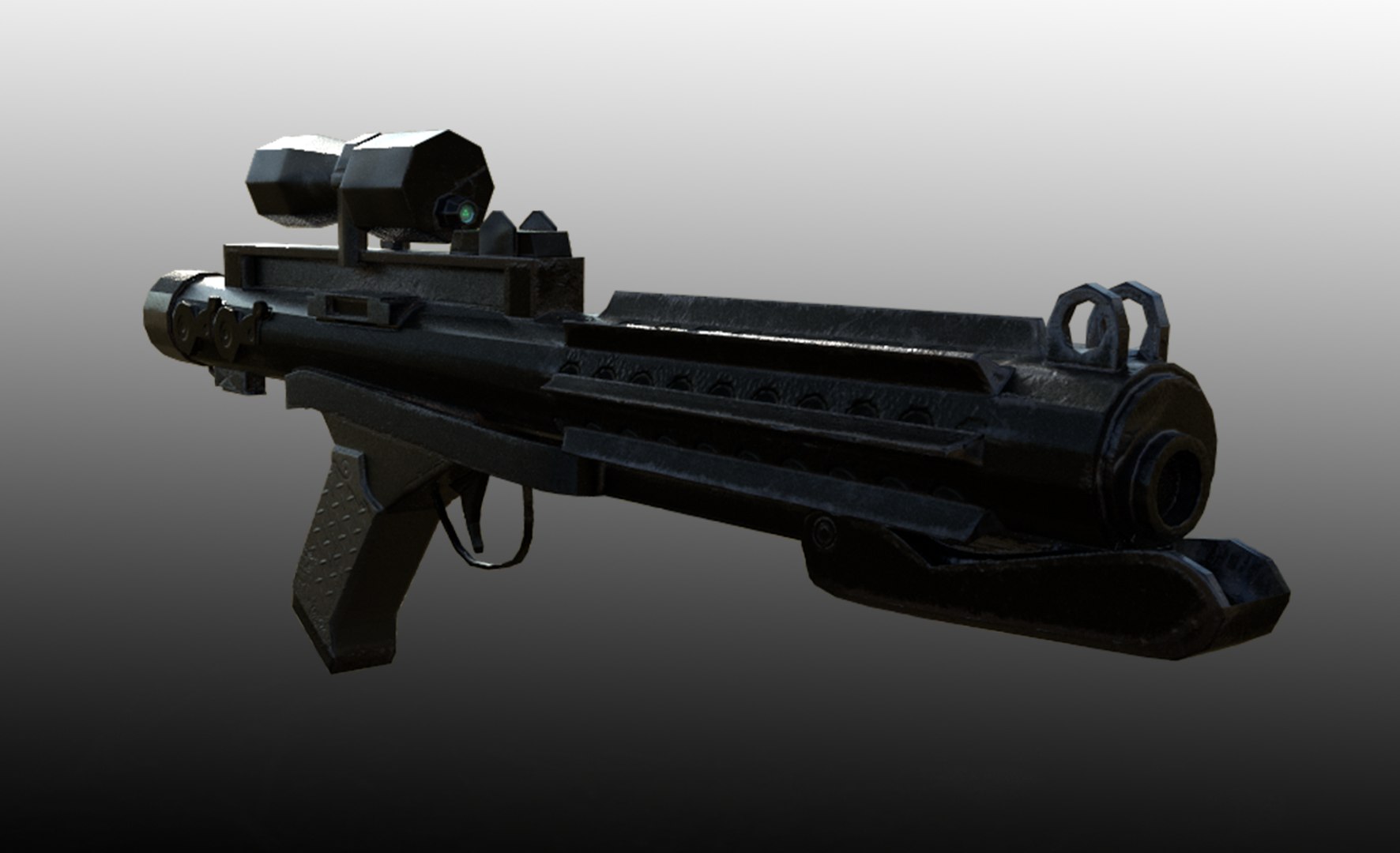 Gun E-11 Blaster Ready 3D - TurboSquid 1413638