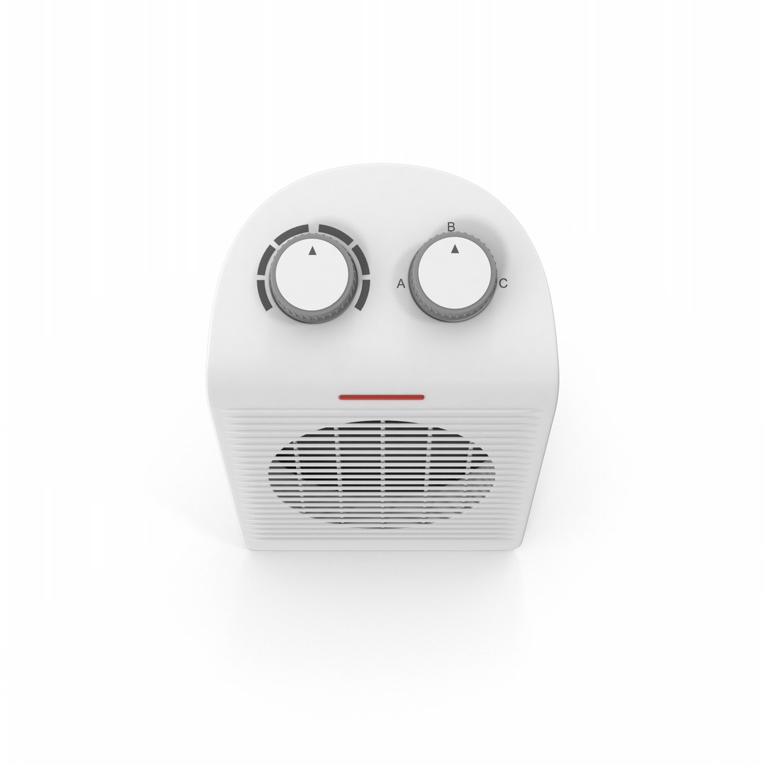 3D Electric Fan Heater Model - TurboSquid 1833063