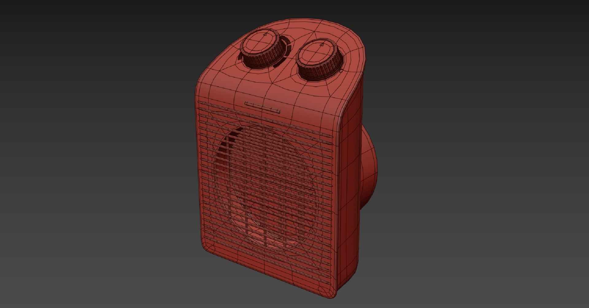 3D Electric Fan Heater Model - TurboSquid 1833063