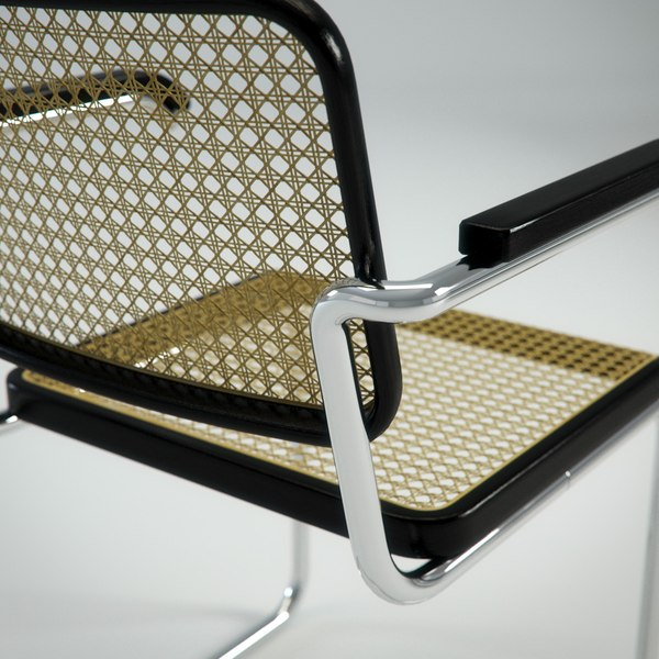 3d photorealistic cesca chair table