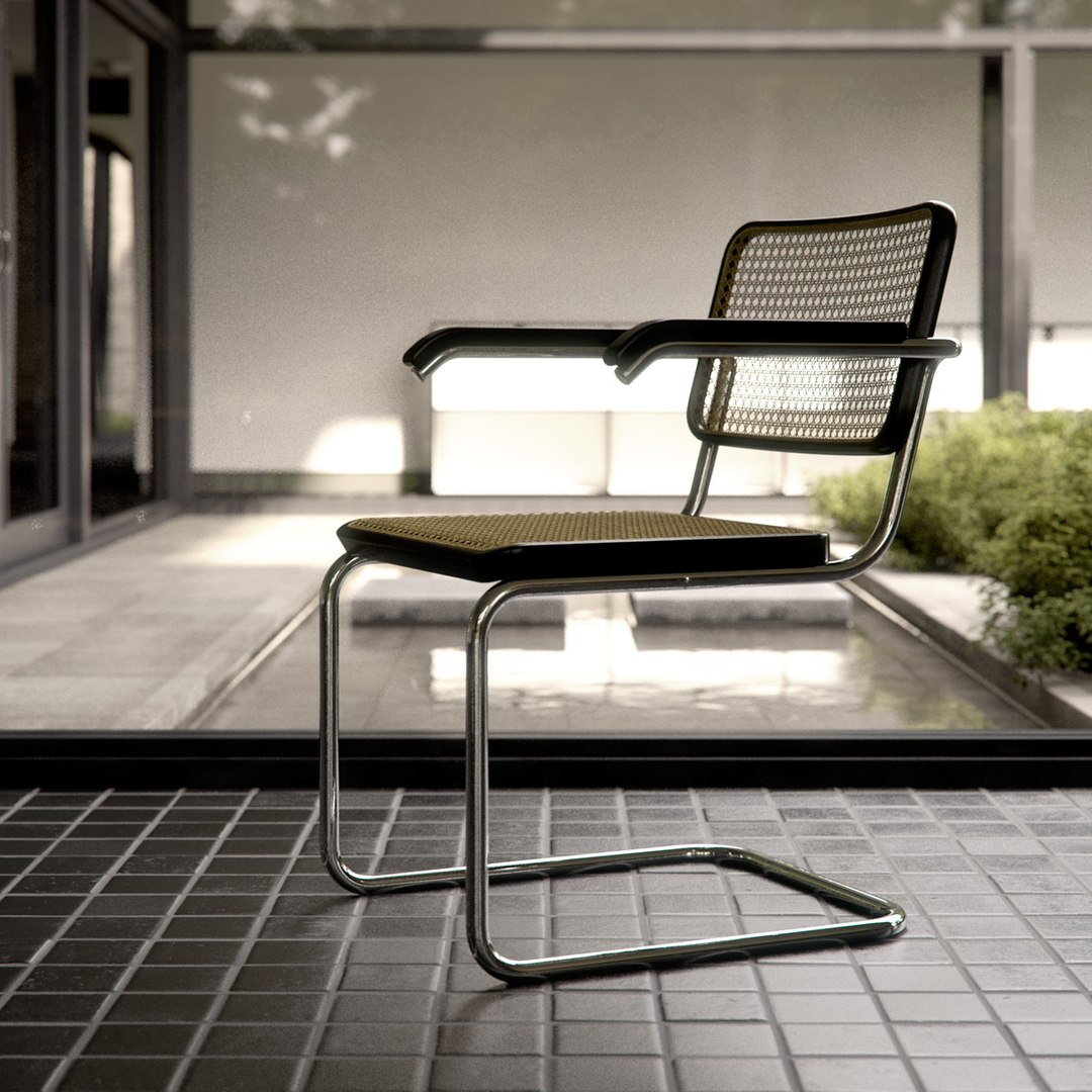 3d Photorealistic Cesca Chair Table
