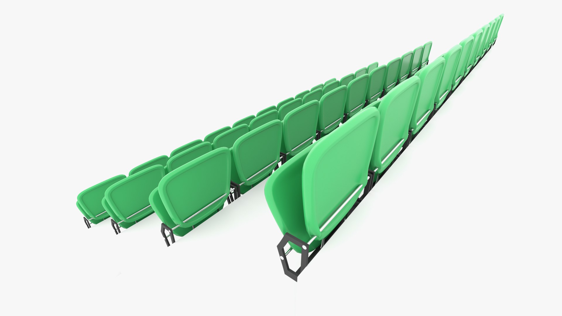 3D Stadium Arena Seat Model - TurboSquid 2078943