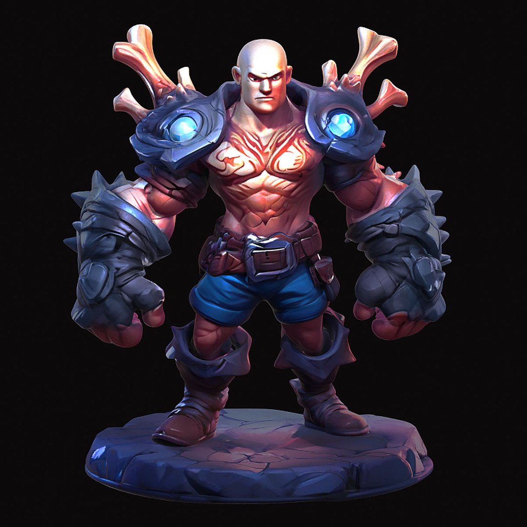 3D Muscular Male - TurboSquid 2433230