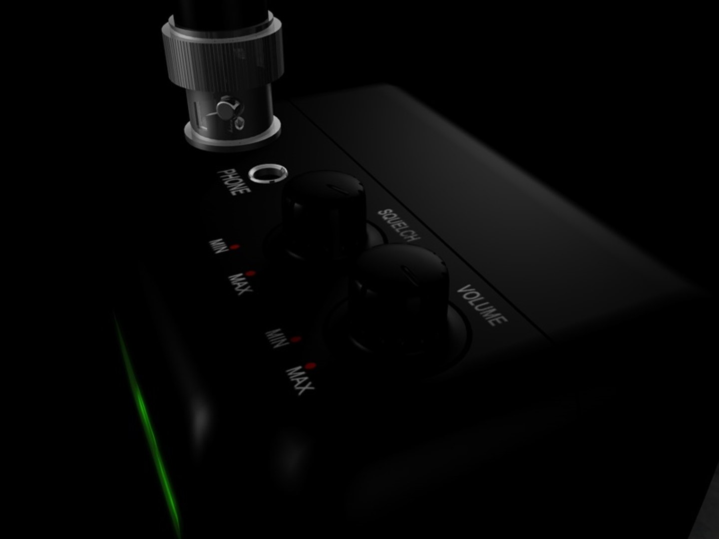 3d Realistic Radio Scanner Model