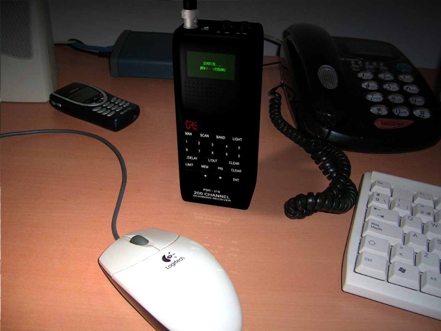 3d Realistic Radio Scanner Model