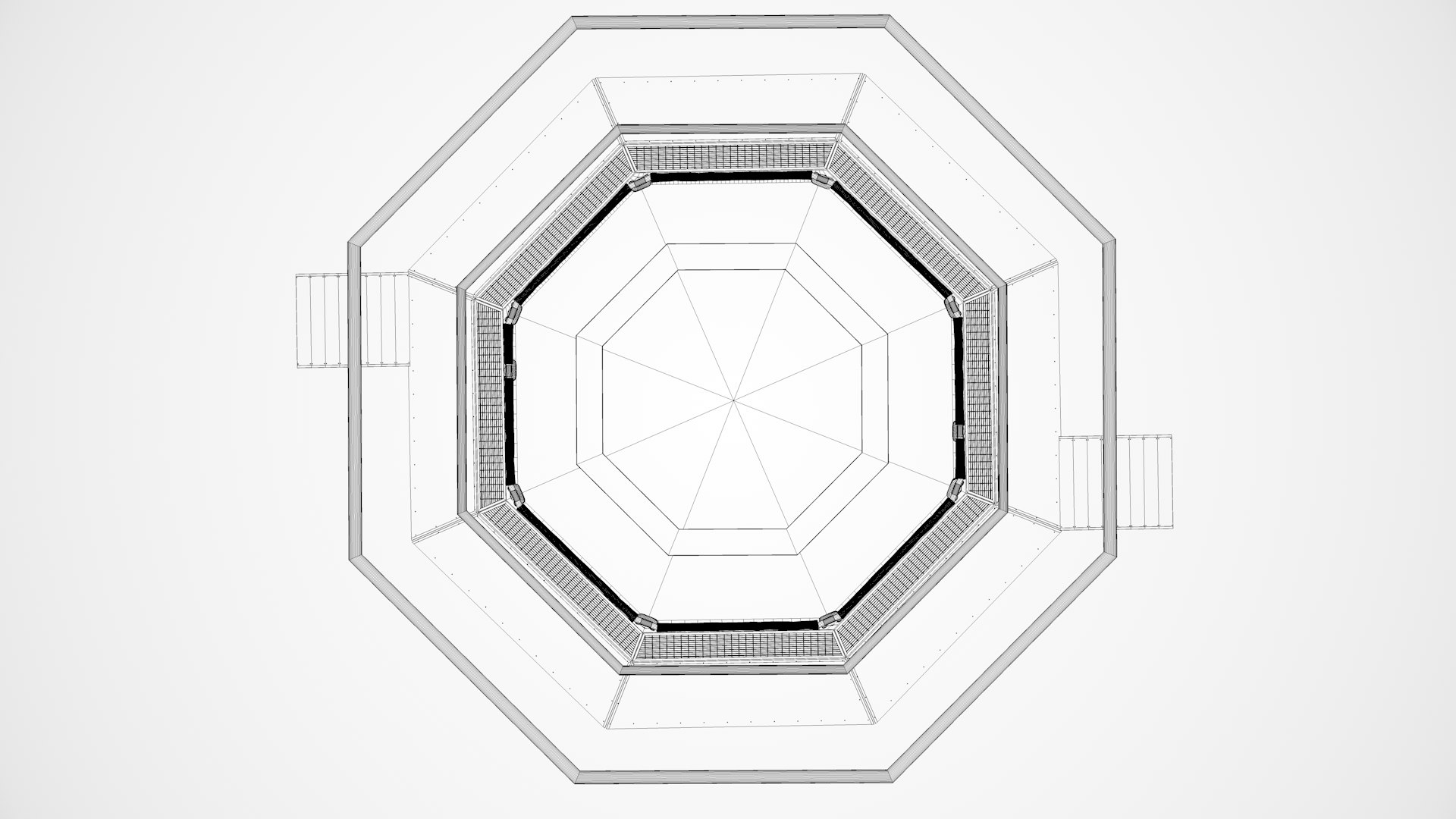 UFC MMA Fighting Arena 3D Model 3D Model - TurboSquid 2199119