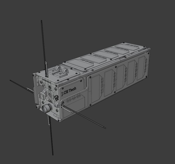 3D Cube Satellite - CubeSat model - TurboSquid 1908762