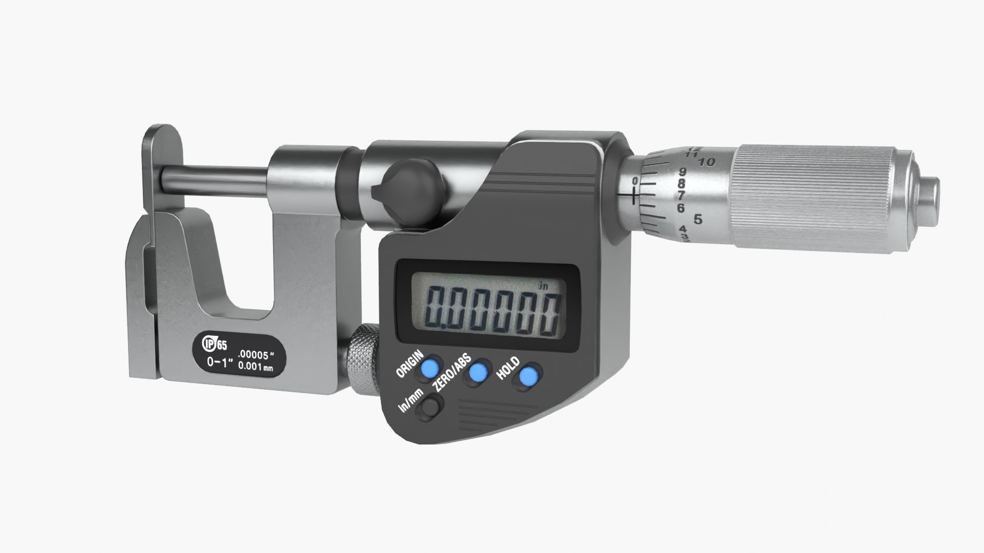 3D Micrometer - TurboSquid 2115405