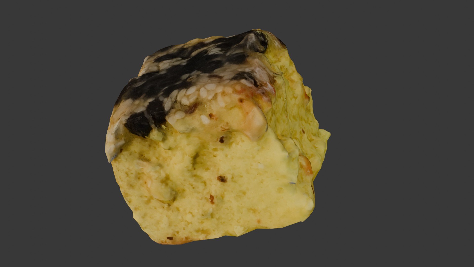 3D Burnt Cheese Cube Scan - TurboSquid 2408369