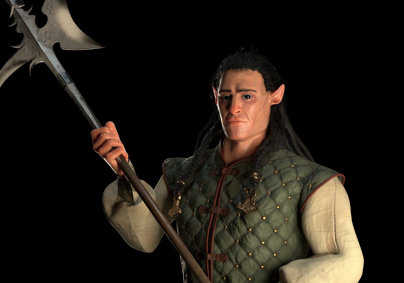 Centaur Guardian Civil-Regular Cloth Model - TurboSquid 2349101