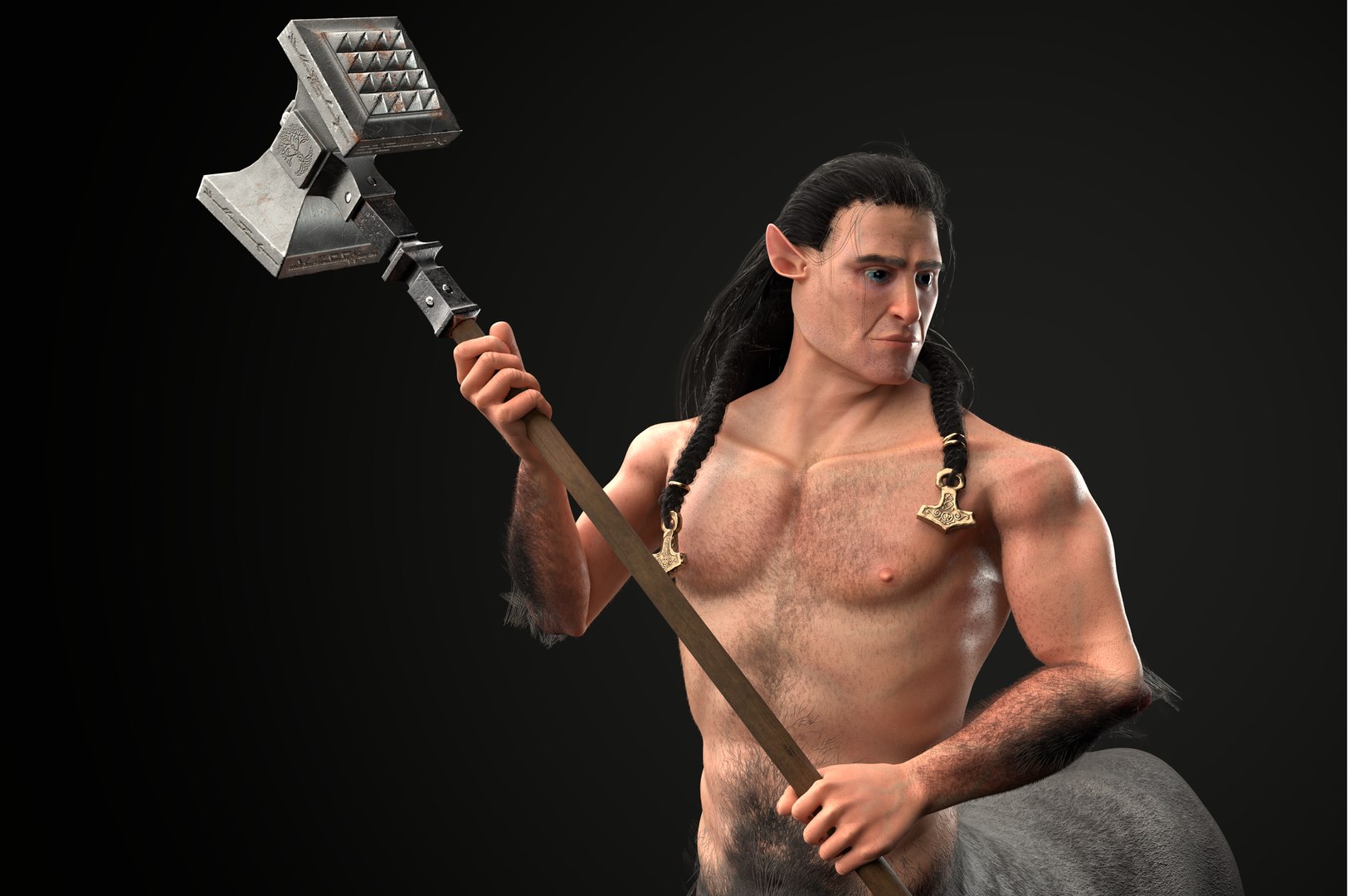 Centaur Guardian Civil-Regular Cloth Model - TurboSquid 2349101