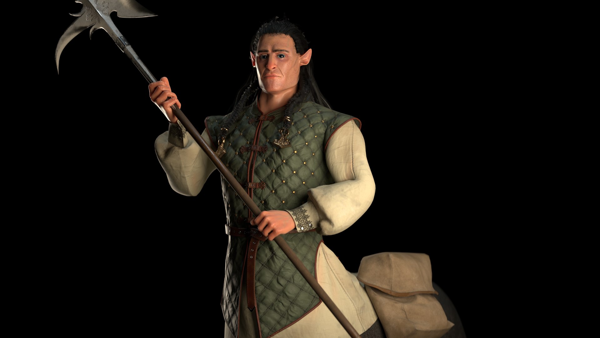 Centaur Guardian Civil-Regular Cloth Model - TurboSquid 2349101