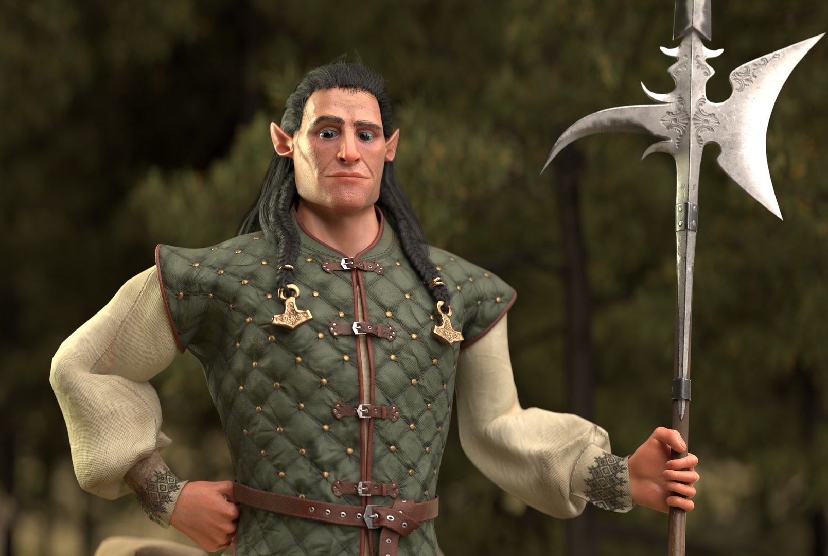 Centaur Guardian Civil-Regular Cloth Model - TurboSquid 2349101