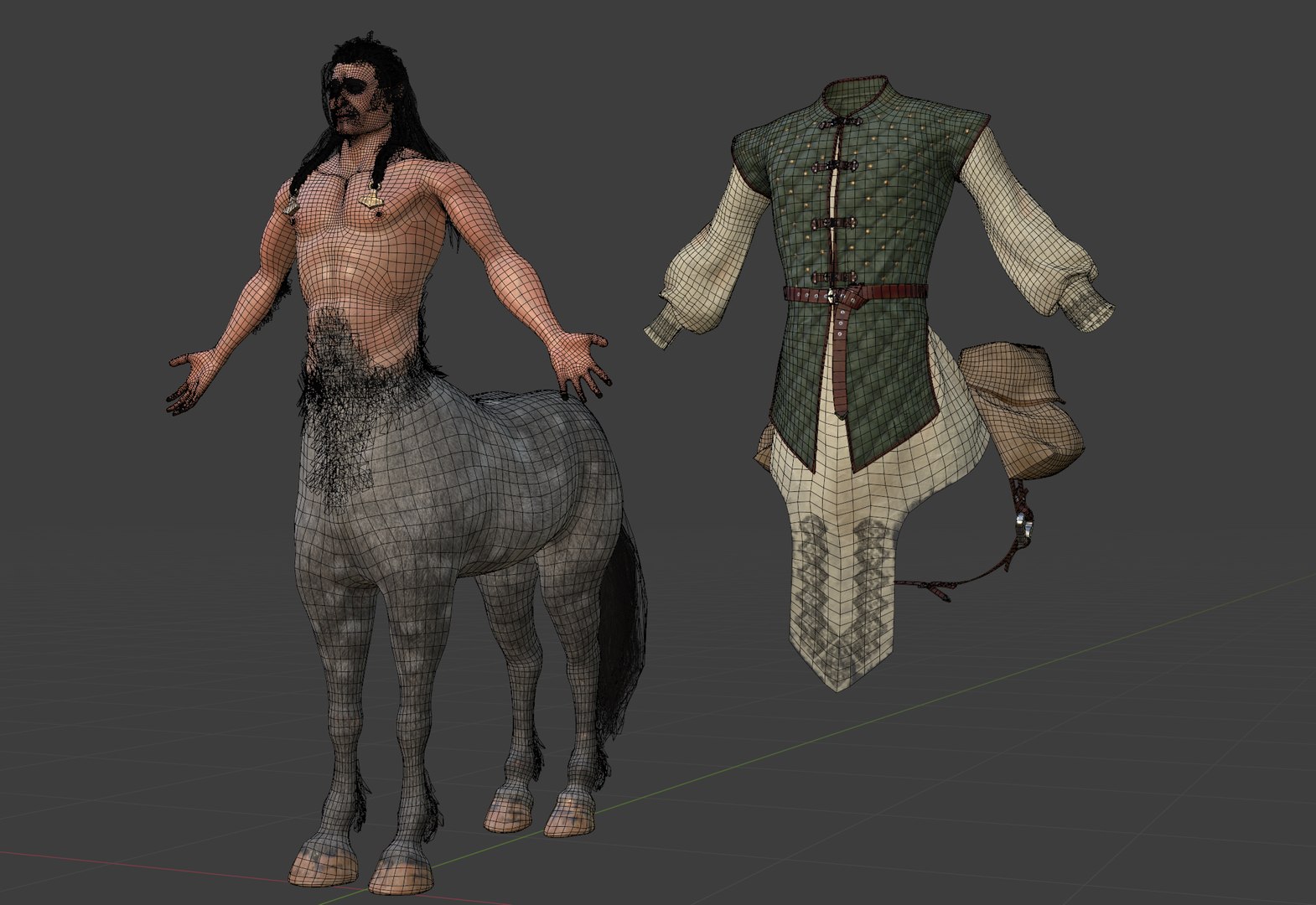 Centaur Guardian Civil-Regular Cloth Model - TurboSquid 2349101