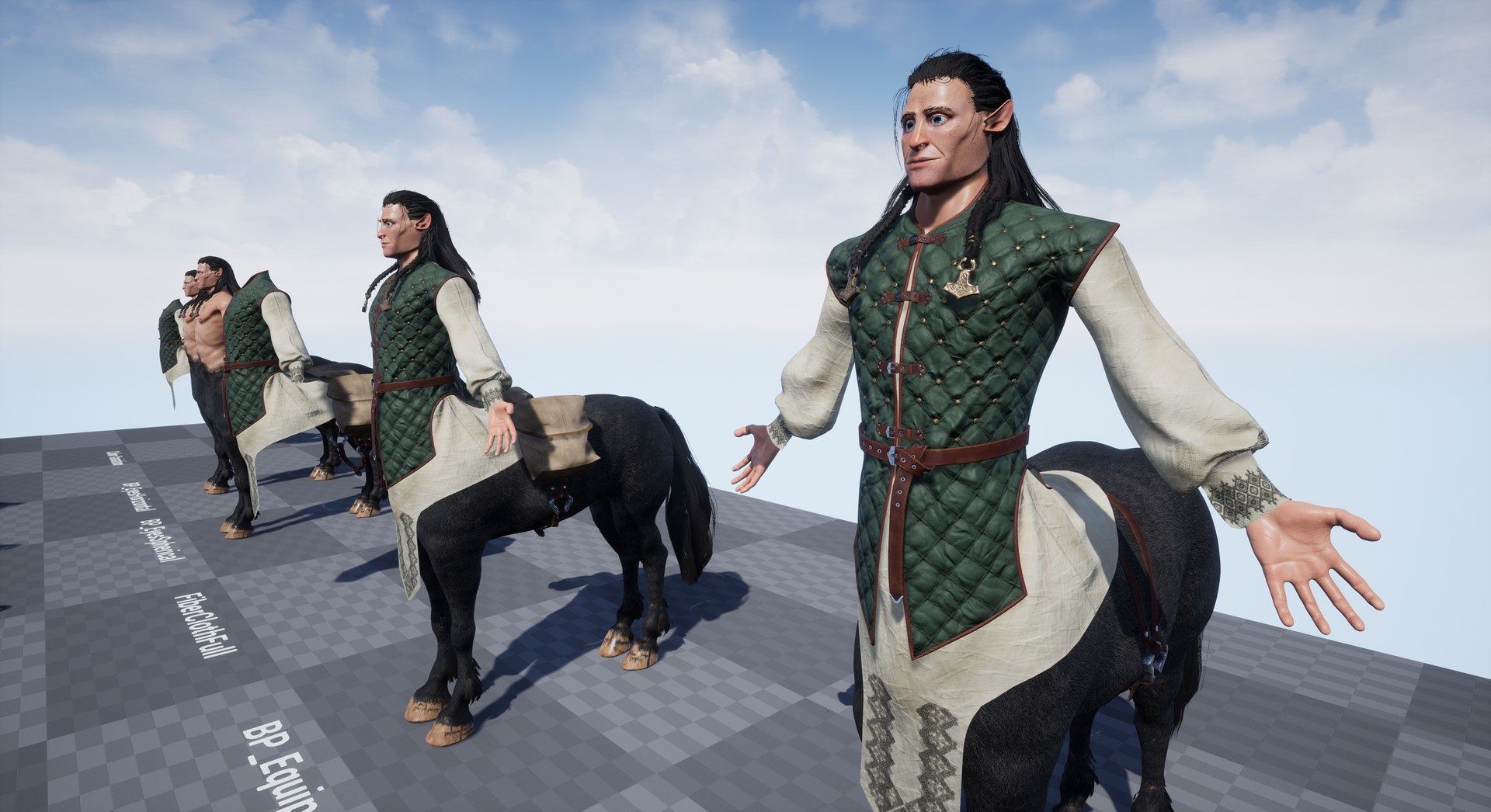 Centaur Guardian Civil-Regular Cloth Model - TurboSquid 2349101