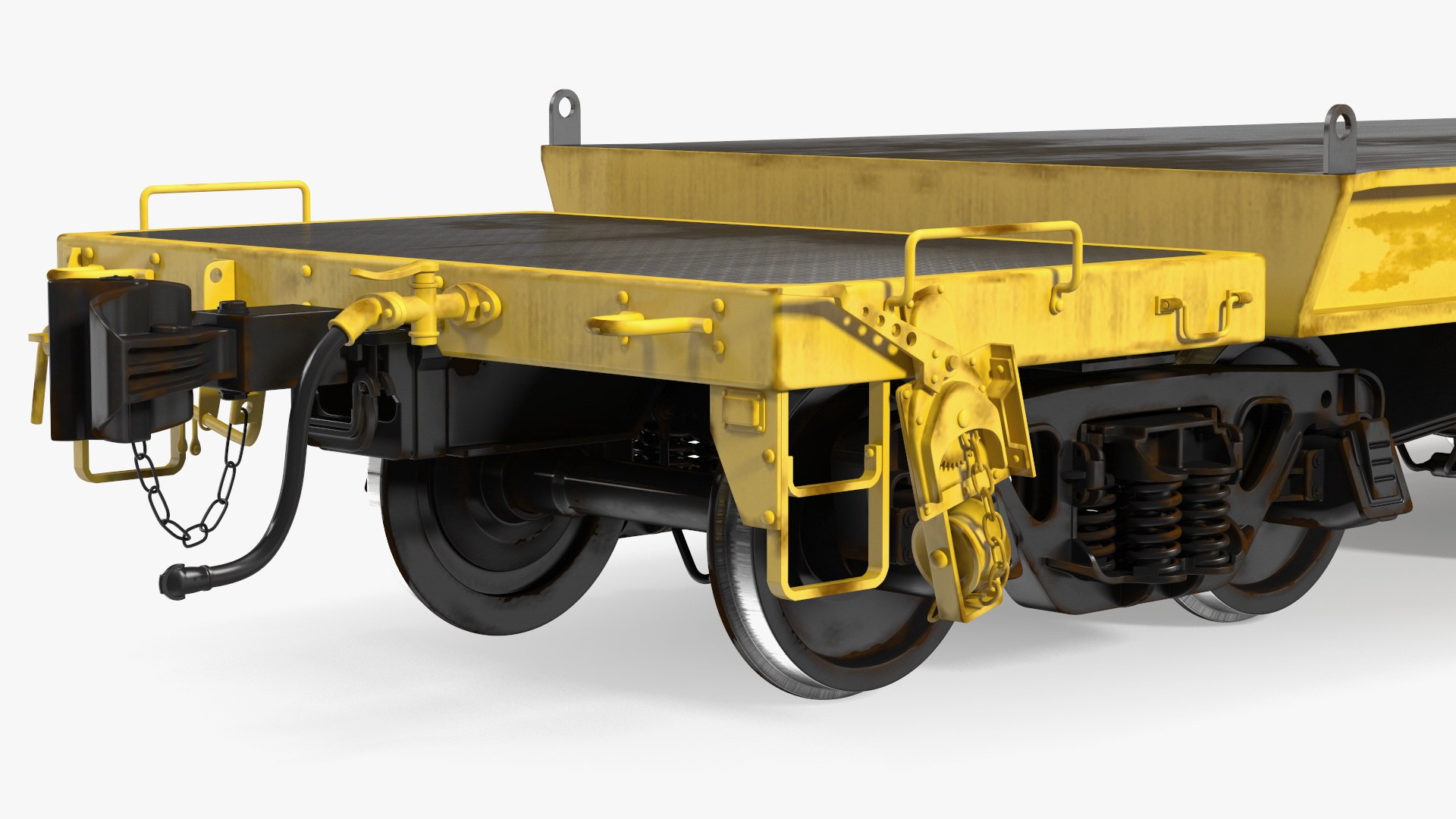 3D Flatbed Rail Car - TurboSquid 2168209