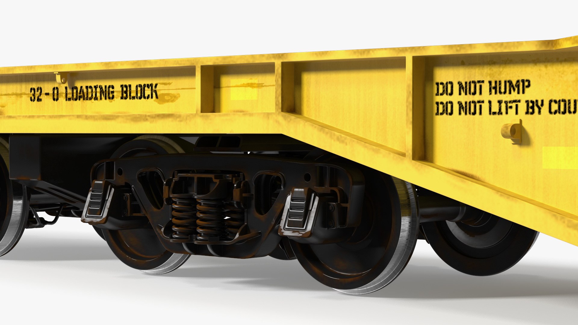 3D Flatbed Rail Car - TurboSquid 2168209
