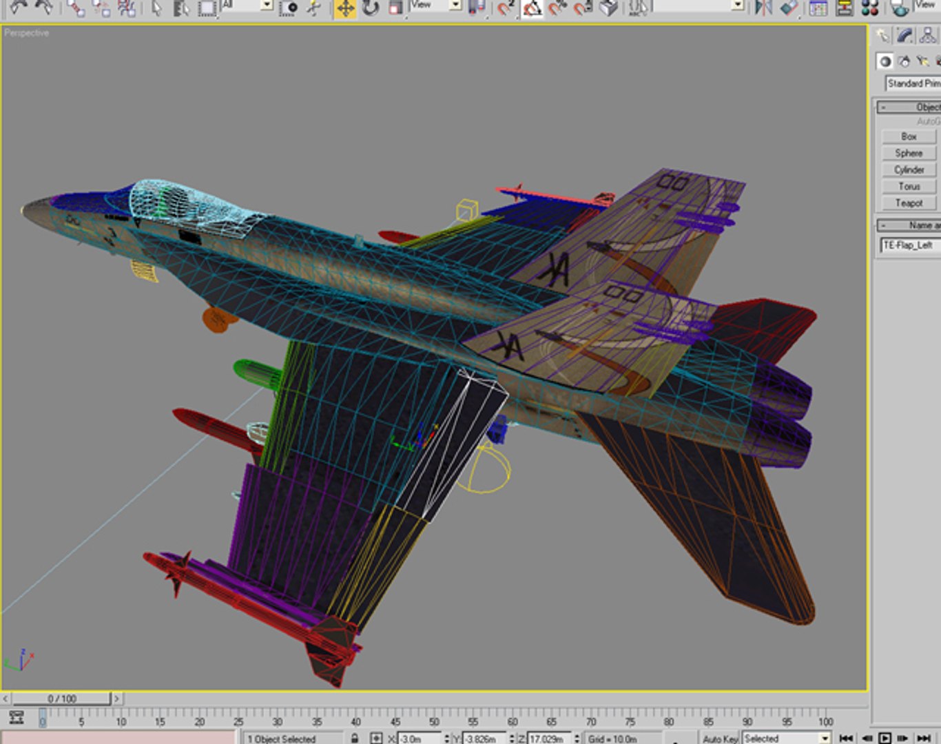 Navy Fa18e Hornet Fighter 3d Model