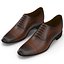 man shoes 2 3d model