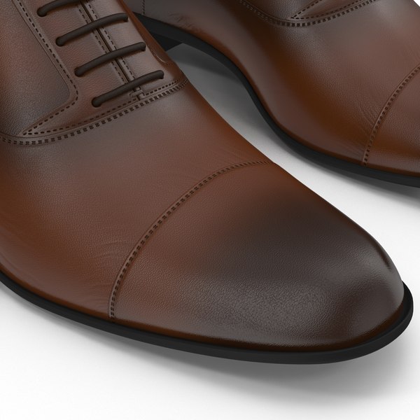 man shoes 2 3d model