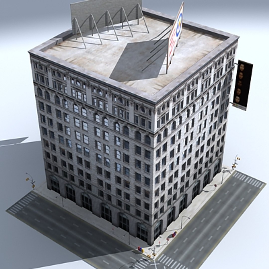 3d Model City Street
