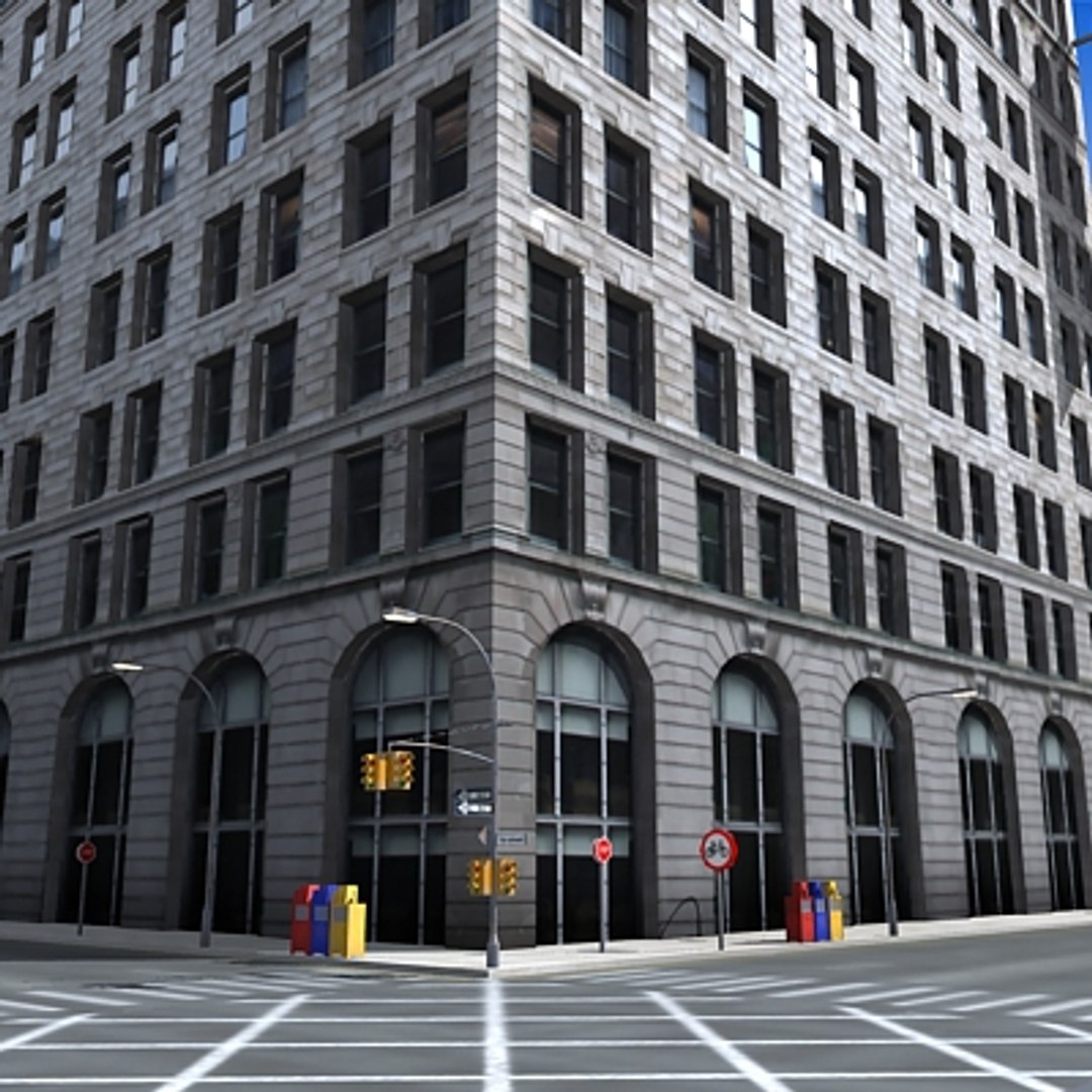 3d Model City Street