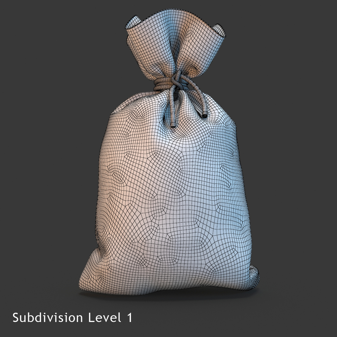 Bitcoin money bag 3D - TurboSquid 1185979
