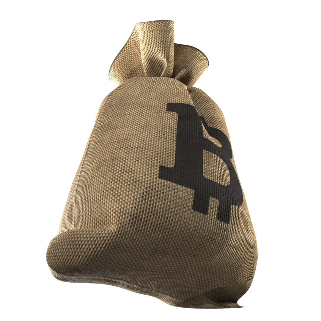 Bitcoin money bag 3D - TurboSquid 1185979