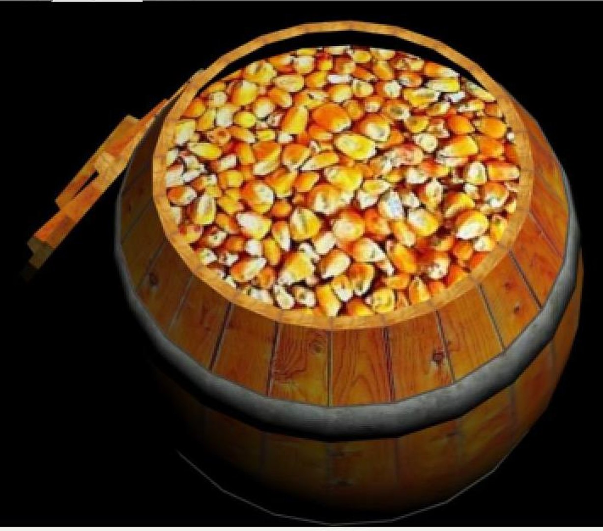 3d Model Wooden Barrel