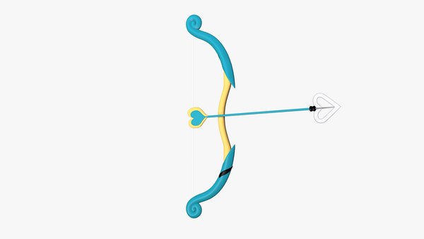 3D cupids bow arrow - TurboSquid 1849943