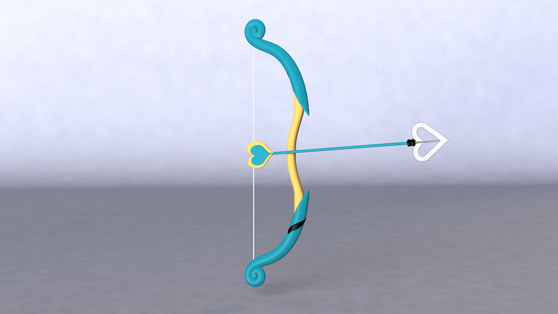 3D Cupids Bow Arrow - TurboSquid 1849943