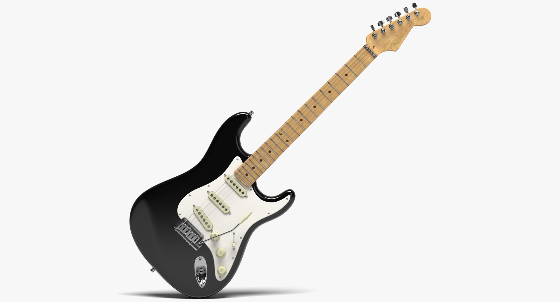 3D fender stratocaster guitar - TurboSquid 1243554