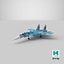 3D Model Sukhoi SU-33 Russian Navy Multirole Fighter - TurboSquid 2003390