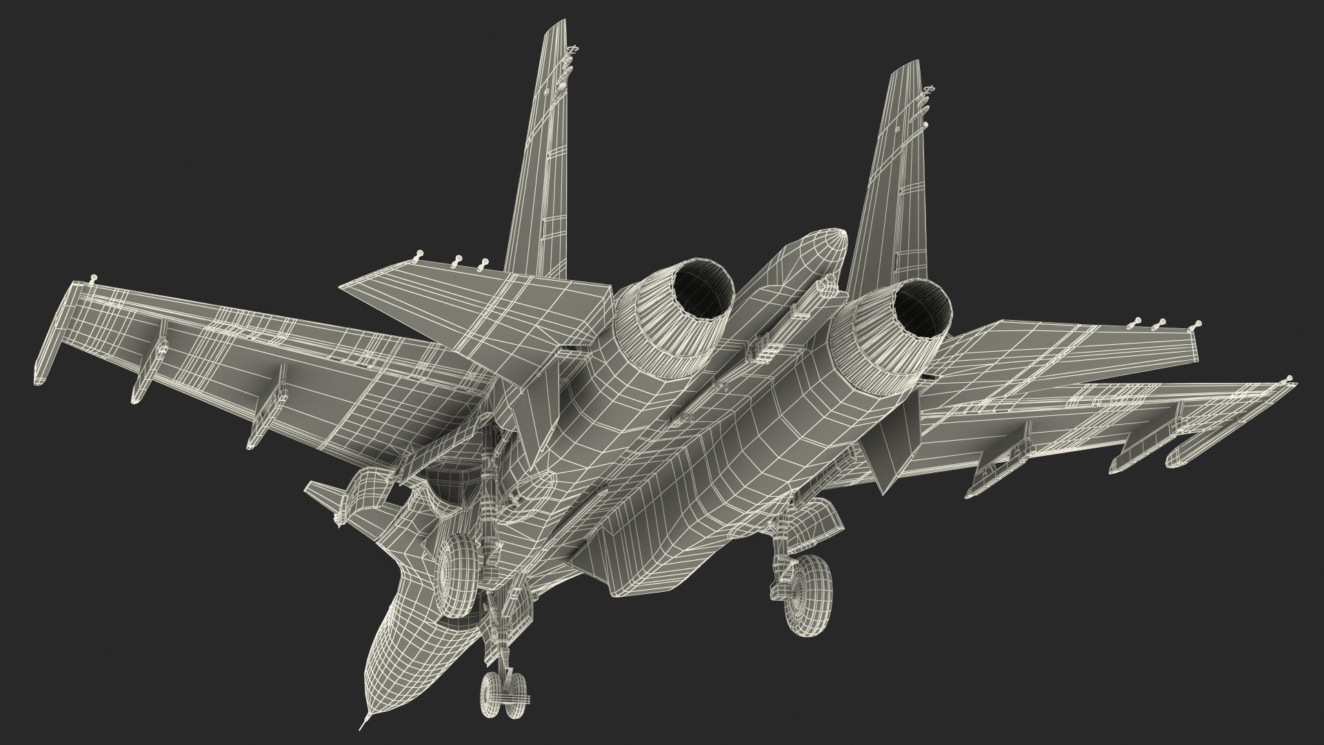 3D model Sukhoi SU-33 Russian Navy Multirole Fighter - TurboSquid 2003390